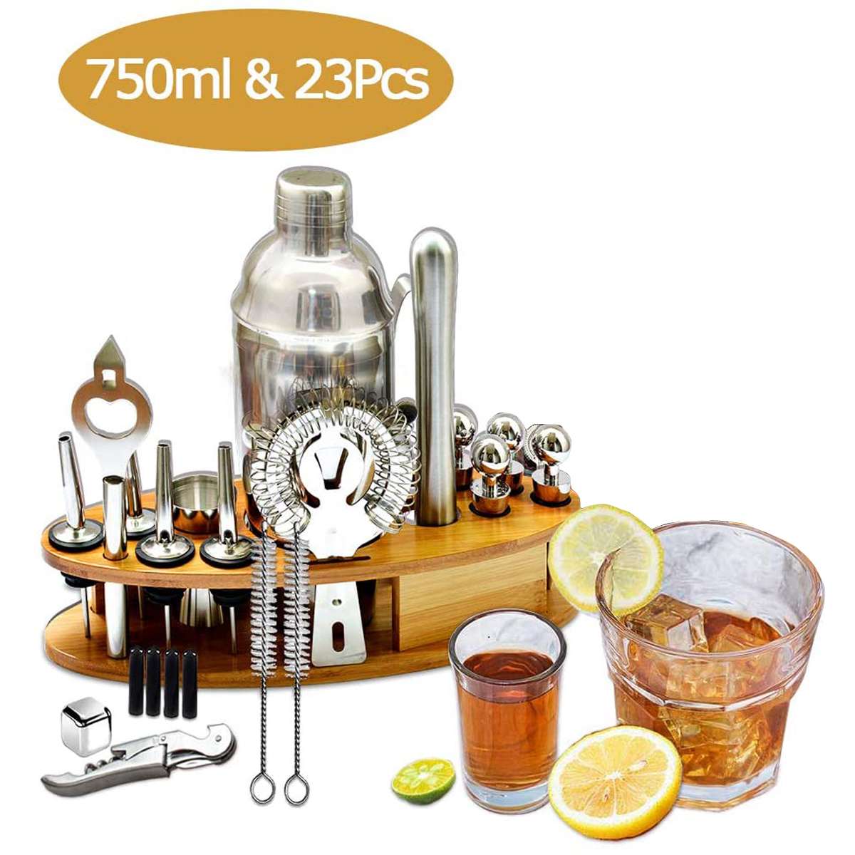 Barware Cocktail Shaker Bar Set cocktail making ki... – Vicedeal
