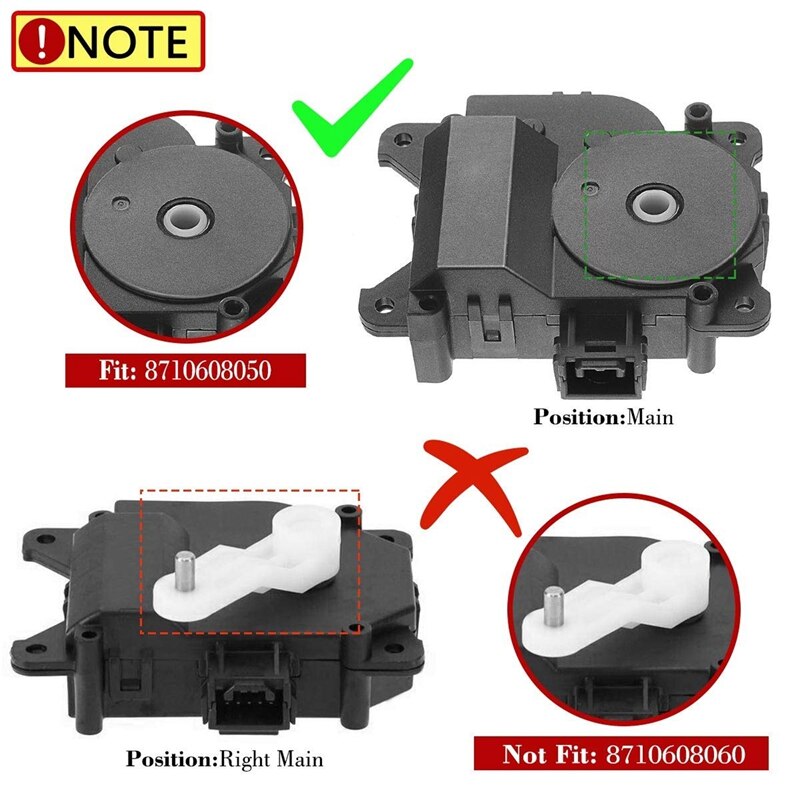 Car AC Heater Blend Door Actuator Mode for Toyota ... – Grandado
