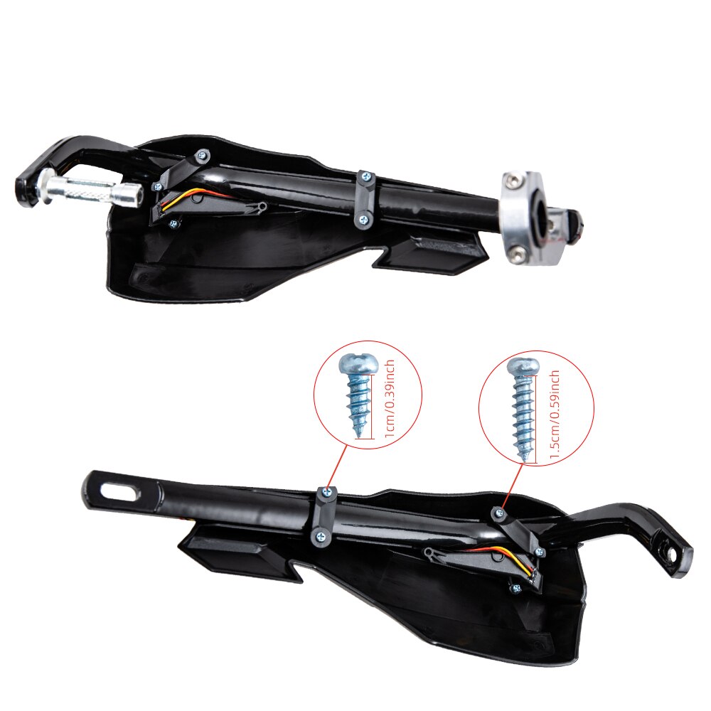 22MM 25MM 28MM Motorcycle Hand guards LED Handguar... – Grandado