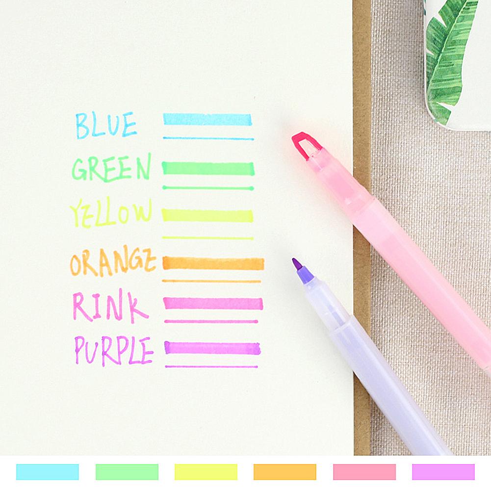 6PCS Highlighter Perspective Drilling Candy Color ... – Grandado