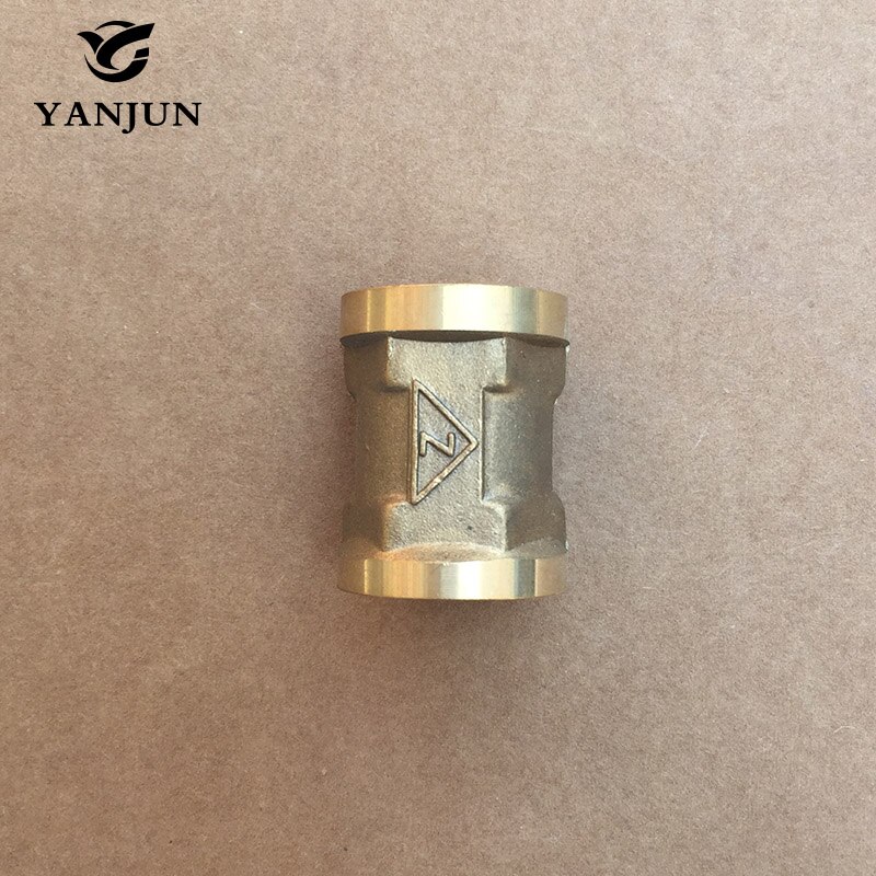 Brass Straight Coupling Pipe Fittings Double Femal... – Grandado