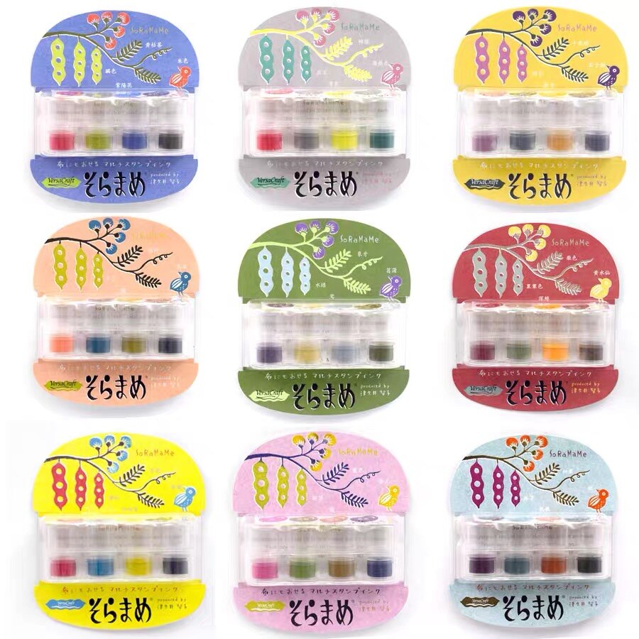 Tsukineko VersaCraft Mini Finger Ink Pads Set Japa... – Vicedeal