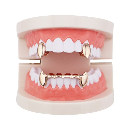 Gold Color Hip Hop Rapper Single Tooth Cap Top Bot... – Grandado