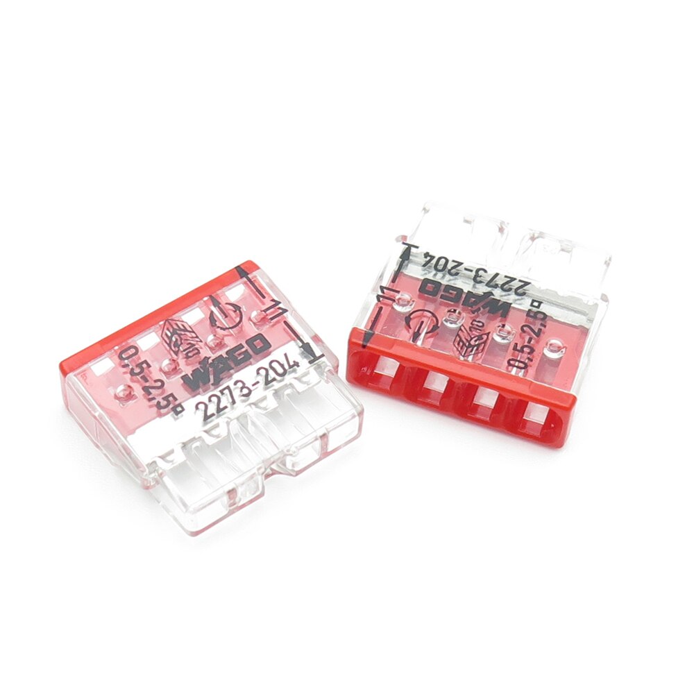 Origin 2273-204 10Pcs Mini Push-in Connector 4 Pin... – Grandado