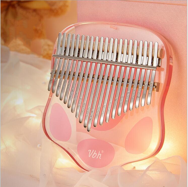 21 Keys Kalimba Thumb Piano,Portable Mbira Transpa... – Grandado