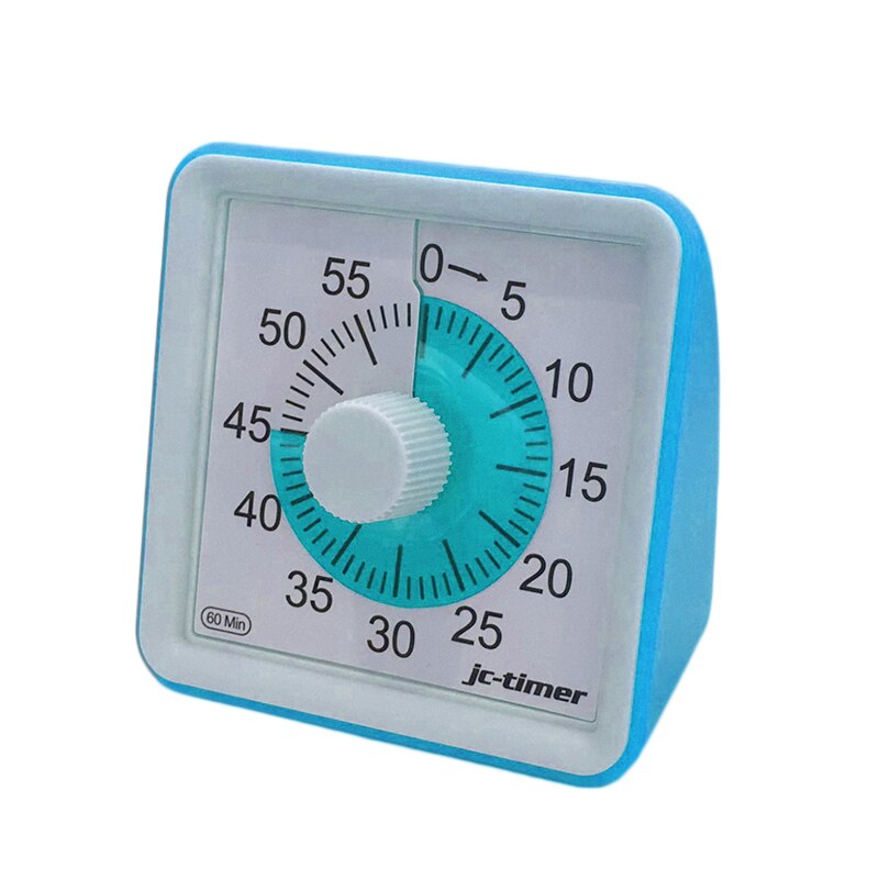 1 Pcs 60 Minutes Visual Analog Timer Silent Countd... – Grandado