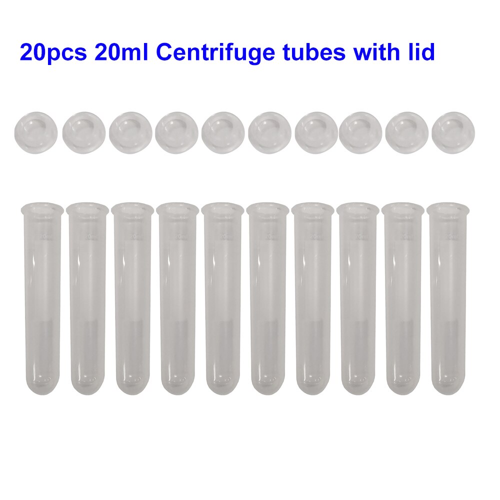 20pcs 20ml Laboratory Centrifuge Tube PE Scale wit... – Grandado