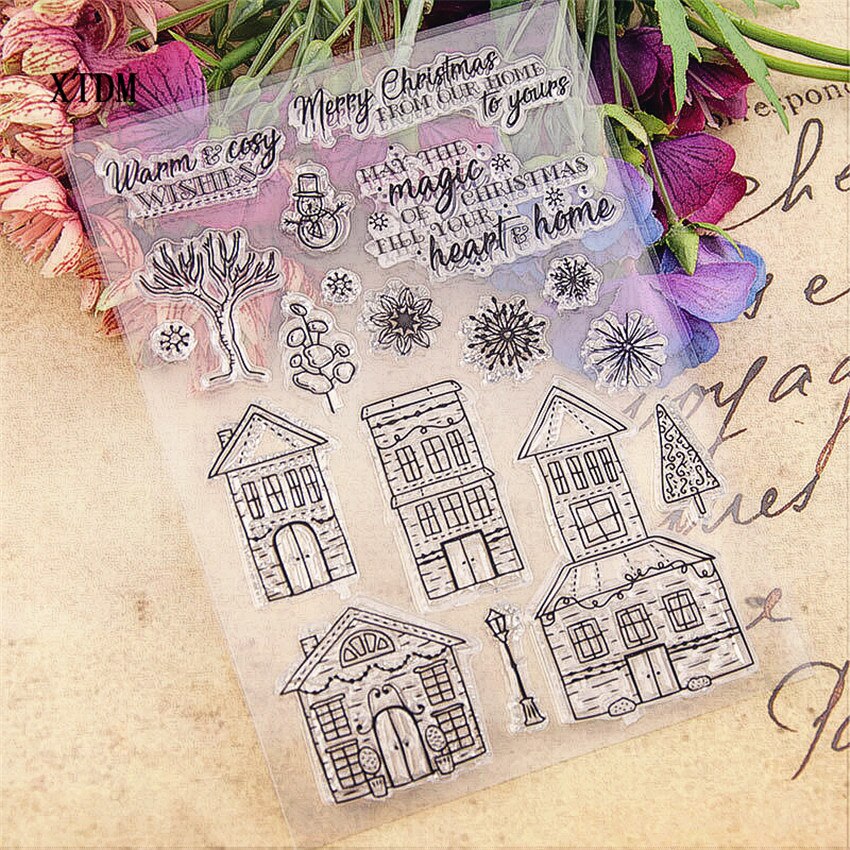 castle clear stamp / silicone seal flower stamp DI... – Grandado