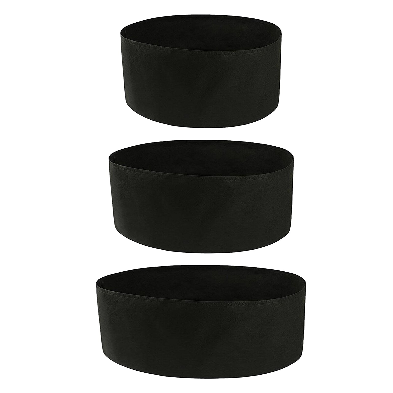 Round Felt Grow Bags Aeration Container Garden Pla... – Grandado