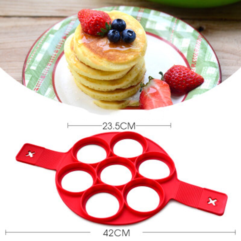 6 Shapes Food Grade Silicone Nonstick Egg Paste Pa... – Vicedeal