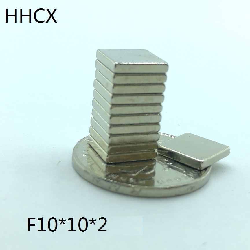 100pcs/lot Magnet 10x10x2 N35 Magnet 10*10*2 Magne... – Grandado