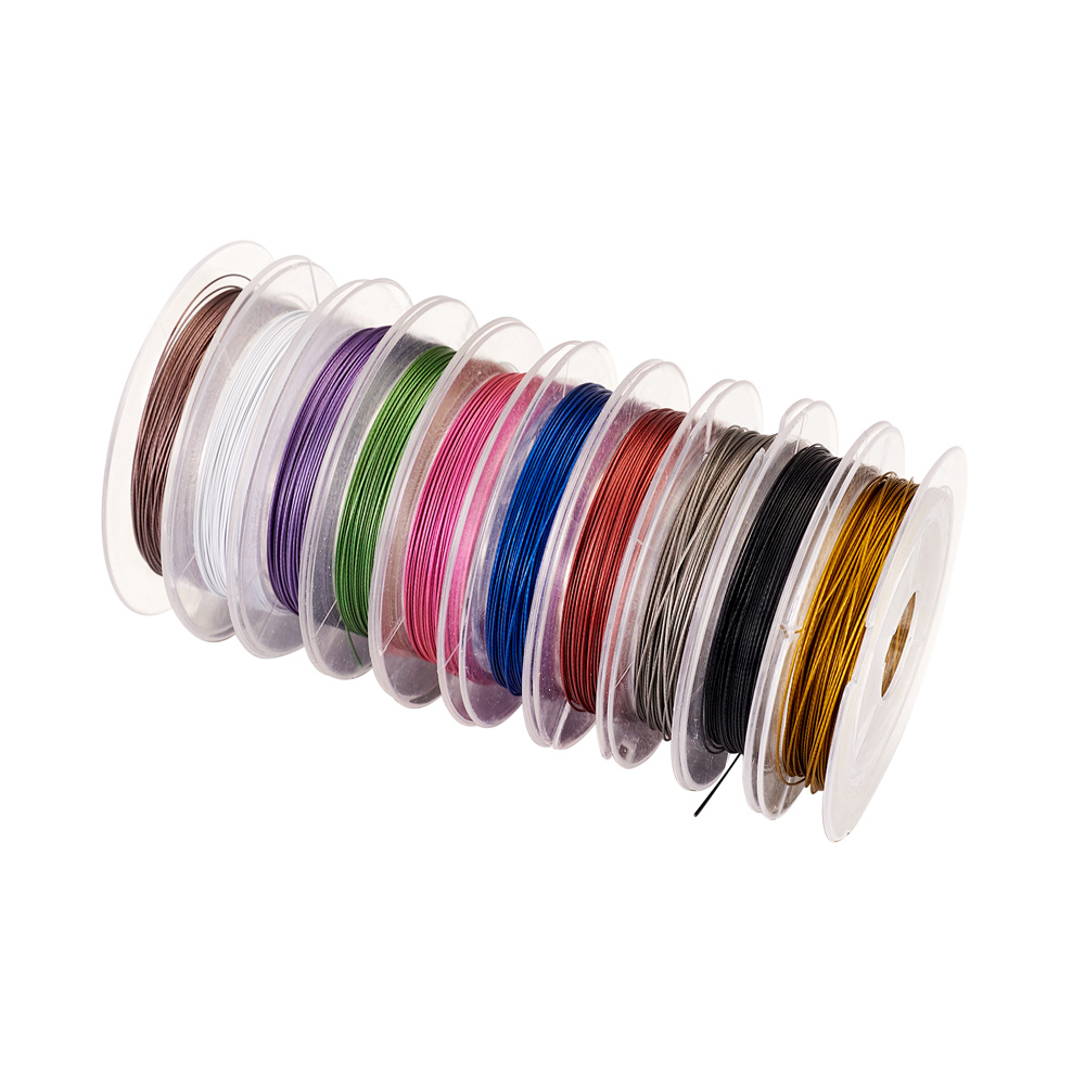 10 Rolls Tail Wire Nylon Coated Stainless Steel Wi... – Vicedeal