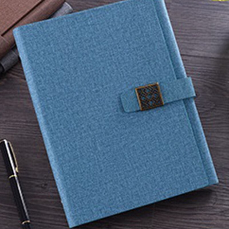 Buckle Type Spiral Notebook A5 Leather Notepad Loo... – Grandado