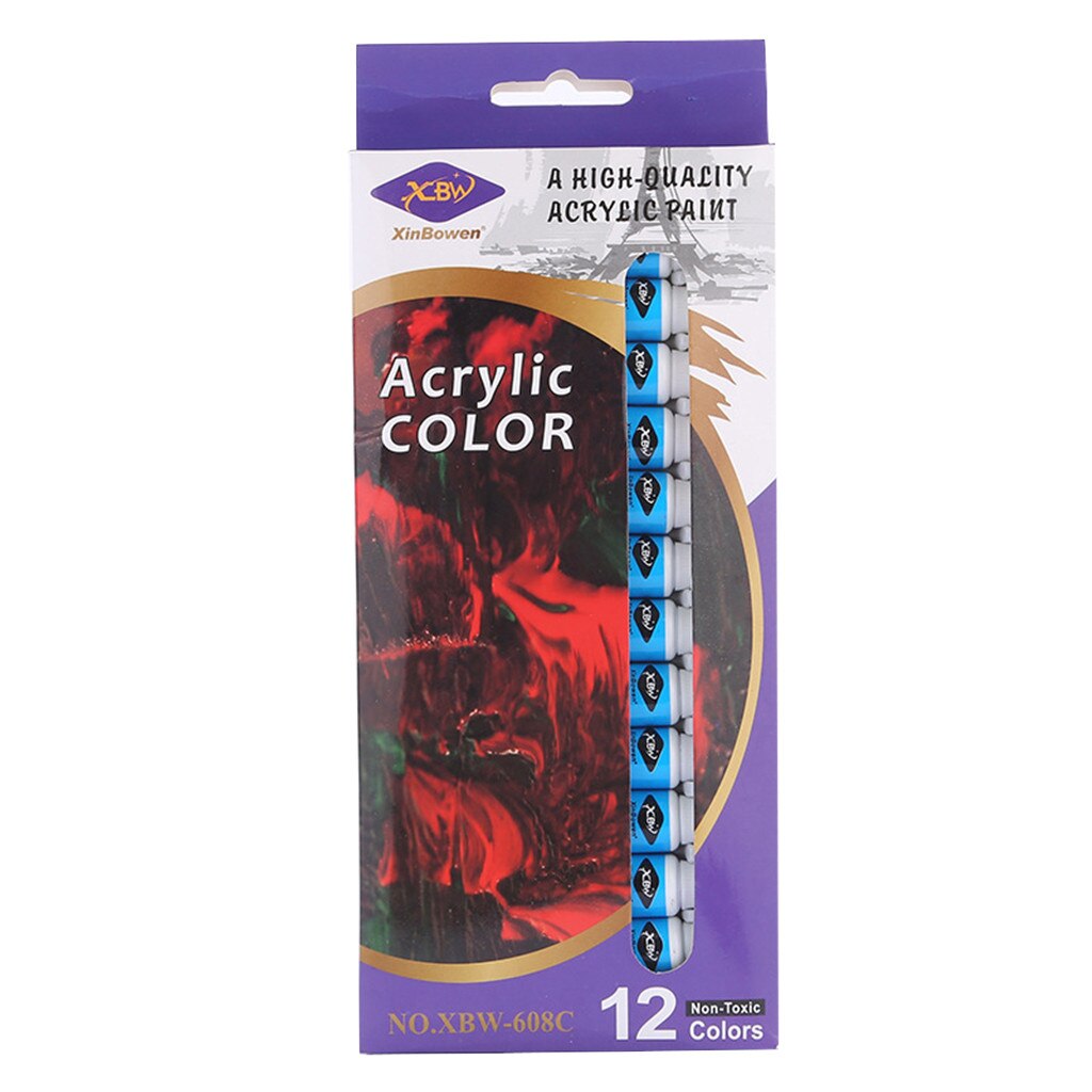 DIY Graffiti Paint Acrylic Paint 12 Color Suit Art... – Grandado