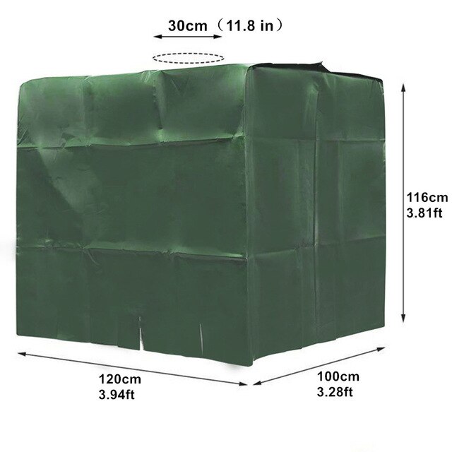 Groene Ibc Container 1000 Liter Aluminium Folie Wa... – Vicedeal