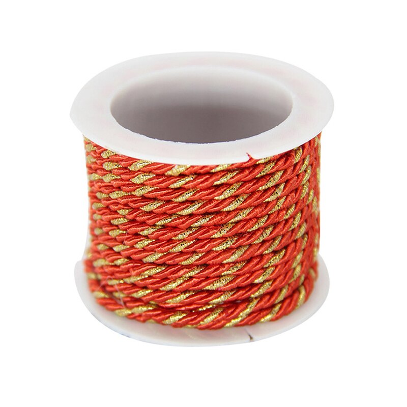 3M/Roll Gold Silver Silk Decoration Cord DIY Craft... – Grandado