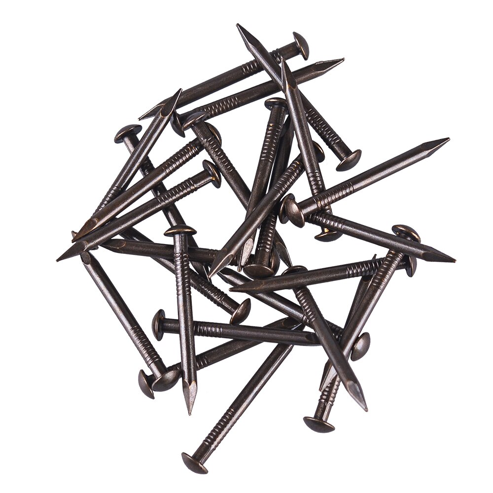 Clavos de madera de bronce antiguo de cabeza redon... – Grandado