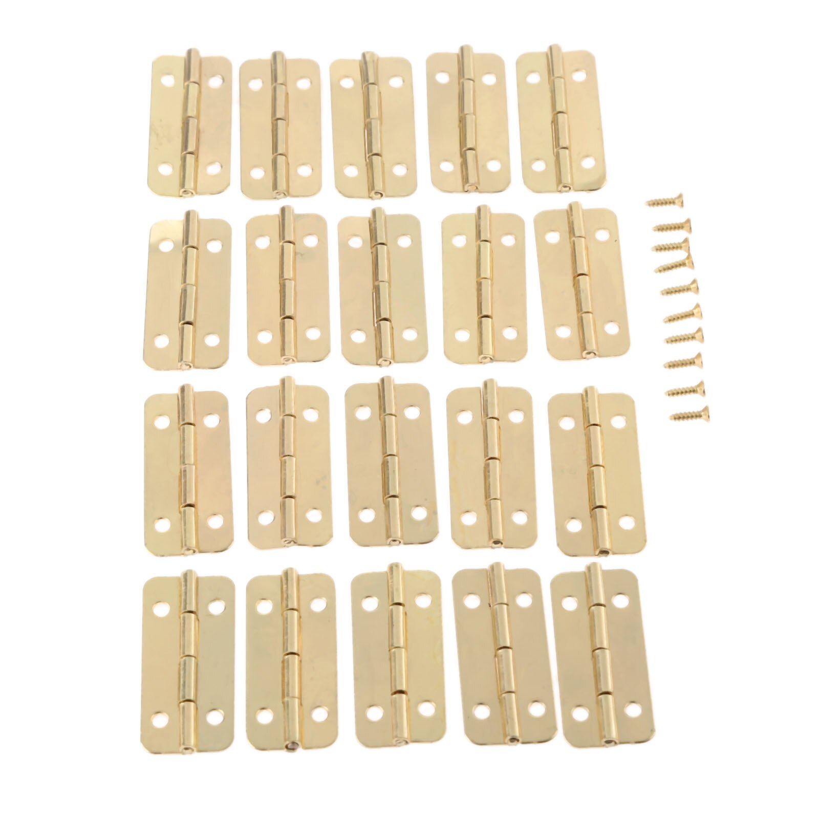 20Pcs Gold Hinges For Jewelry Boxes Furniture Fitt... – Grandado