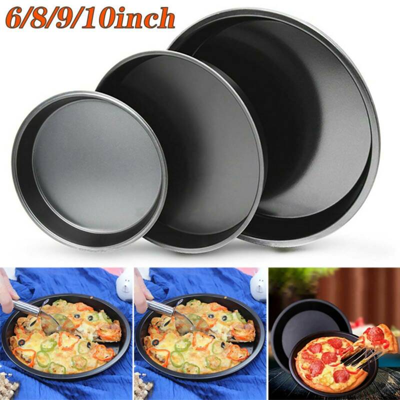 6-10" Non Stick Pizza Tray Carbon Steel Baking Rou... – Vicedeal