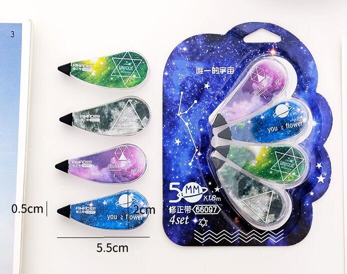 4pcs/set Fantastic Star Sky Correction Tape Statio... – Grandado