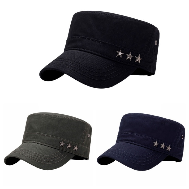 Classic Vintage Flat Top Mens Caps And Hat Adjusta... – Grandado