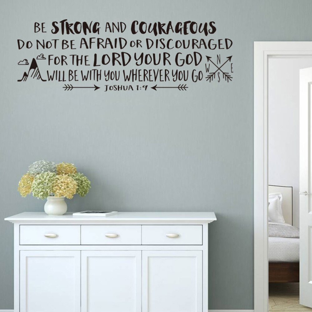 1PC Vinyl Peel and Stick Bible Verse Removable Non... – Grandado