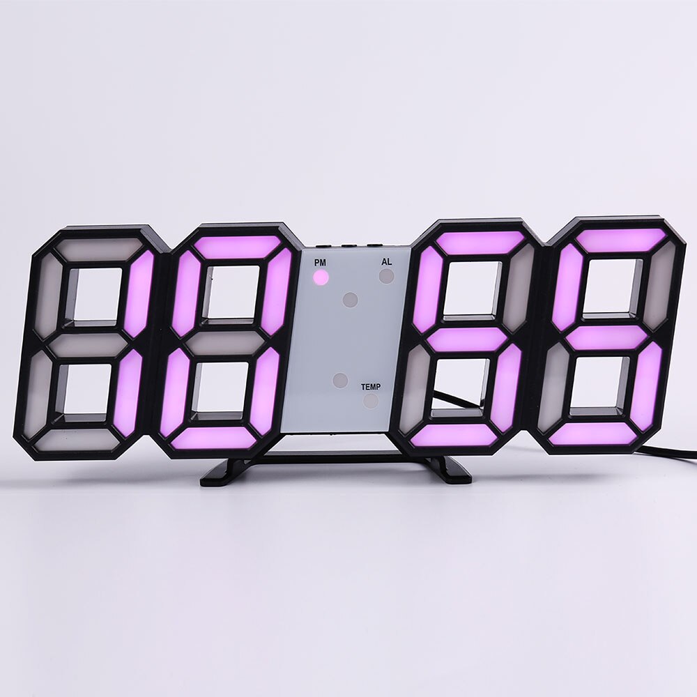 Wall Clock Watch Clock 3D Led Digital Modern Livin... – Grandado