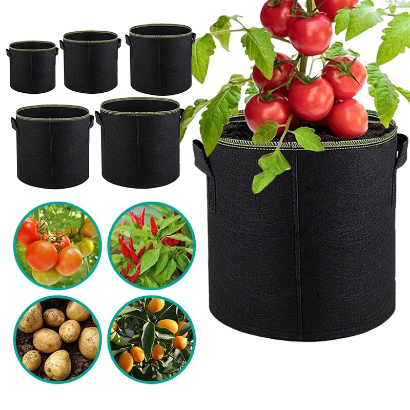 Garden Grow Bags Fabric Grow Bags Non-woven Plante... – Vicedeal