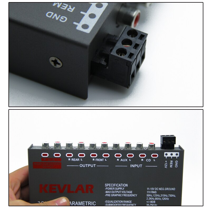 Car Audio EQ Mixer 6-Way Car Power Amplifier Equal... – Grandado