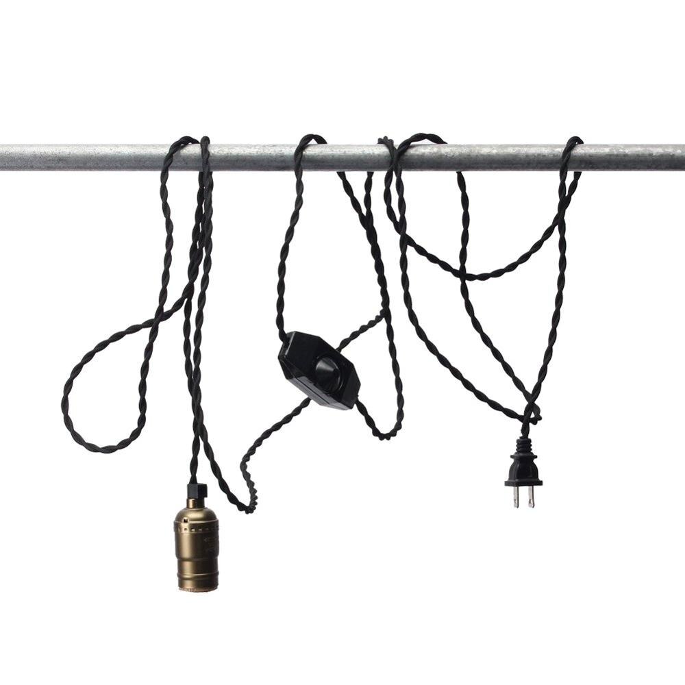 Vintage 3 Lampholder Pendant Lights Kit On/Off Dim... – Vicedeal