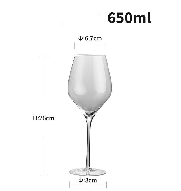 Red Wine Glass Pinot Noo - Cup High Crystal Glass ... – Vicedeal