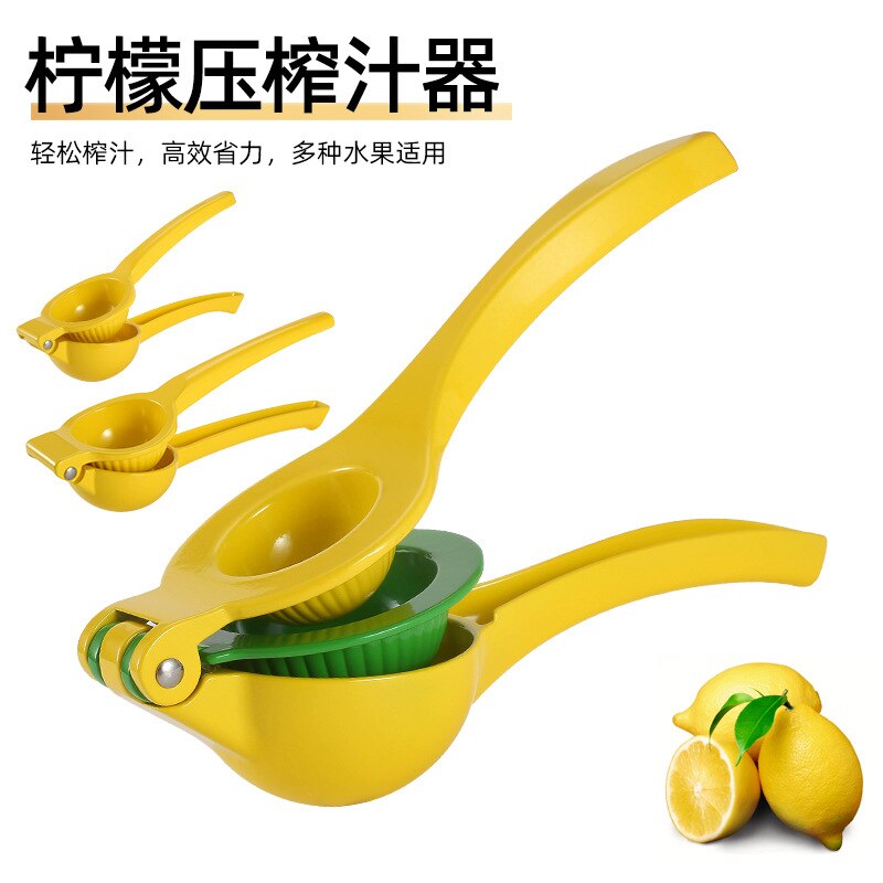 Hand Held Juicer Citruspers Metalen Dubbele Kom Le... – Grandado