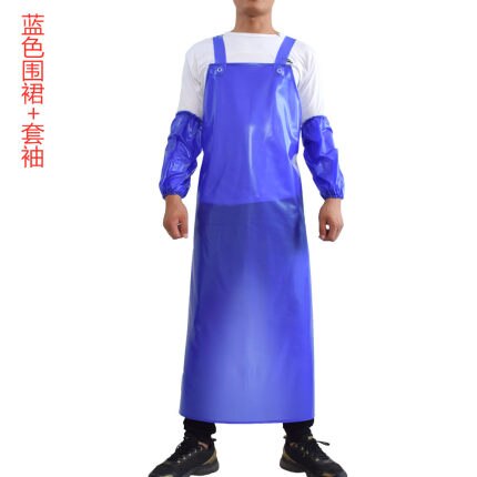 Apron waterproof and oil-proof thickened lengthene... – Grandado