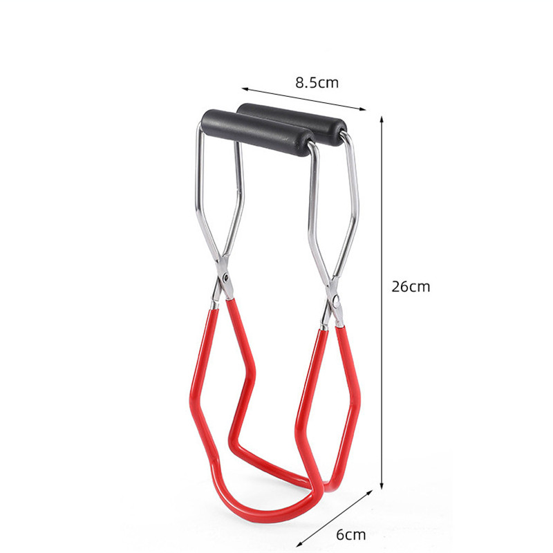 Canning Jar Lifter With Grip Handle Stainless Stee... – Grandado