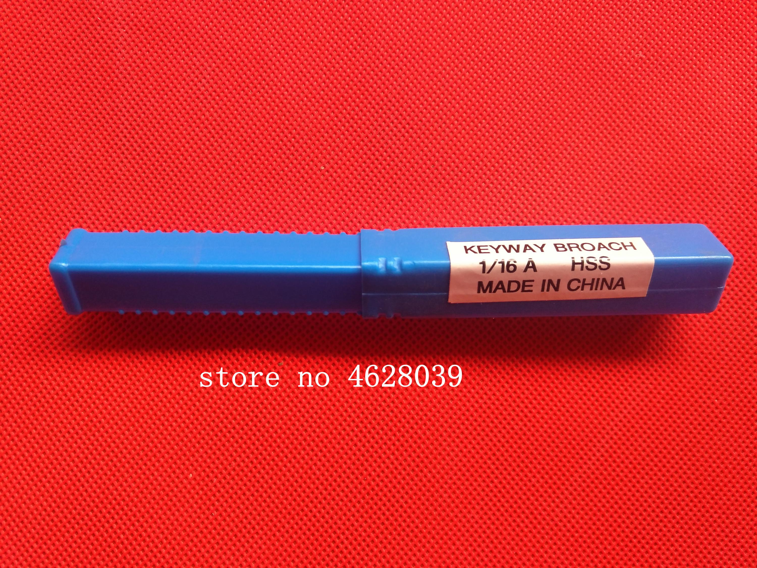 Keyway Broach 1/16" Inch A Push Type High Spe... – Grandado