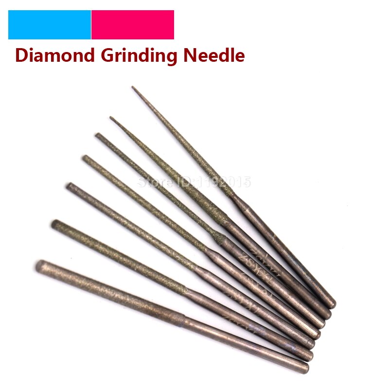 1PCS 2.35MM Shank Diamond Grinding Burr Needle Poi... – Grandado