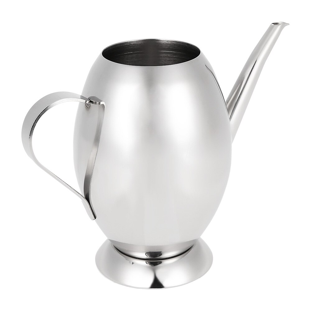 500ml Good Stainless Steel Egg Shape Oil Can Soy S... – Vicedeal