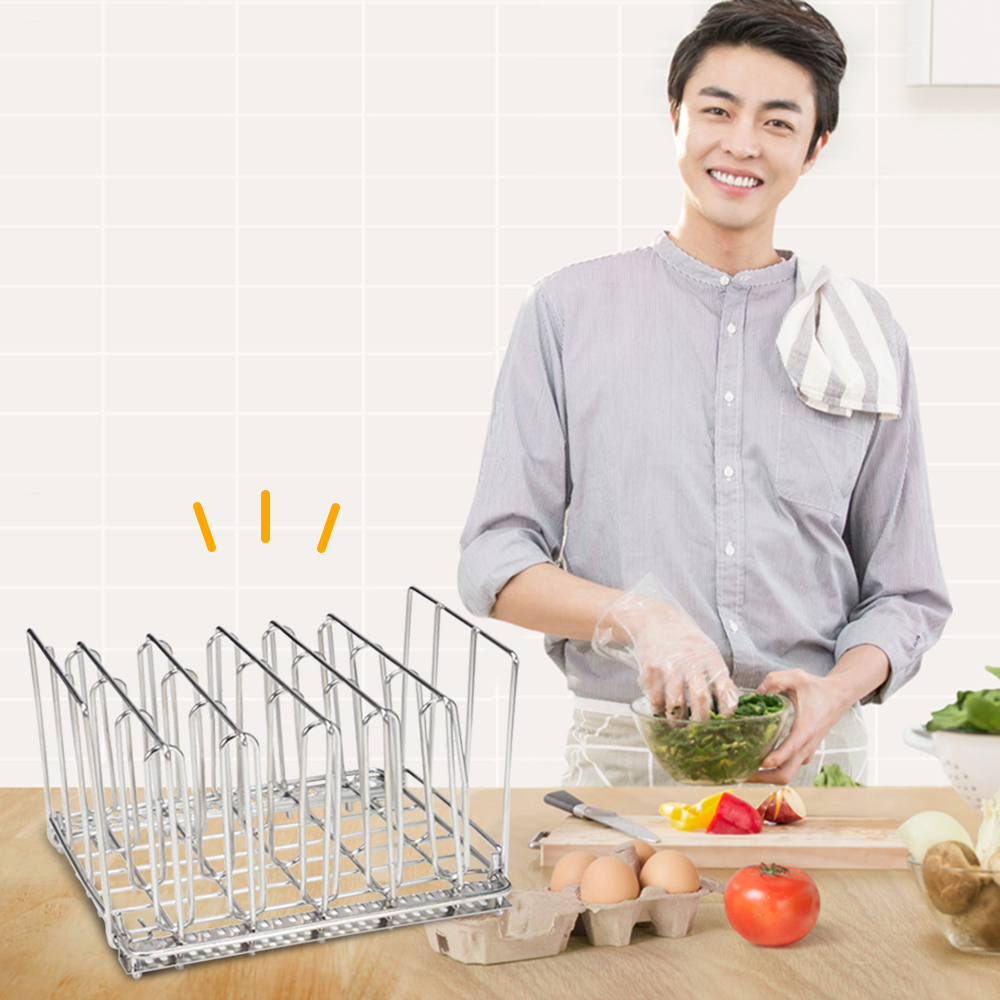 Rvs Sous Vide Rack Met 5 Divider Rekken Keuken Ops... – Vicedeal