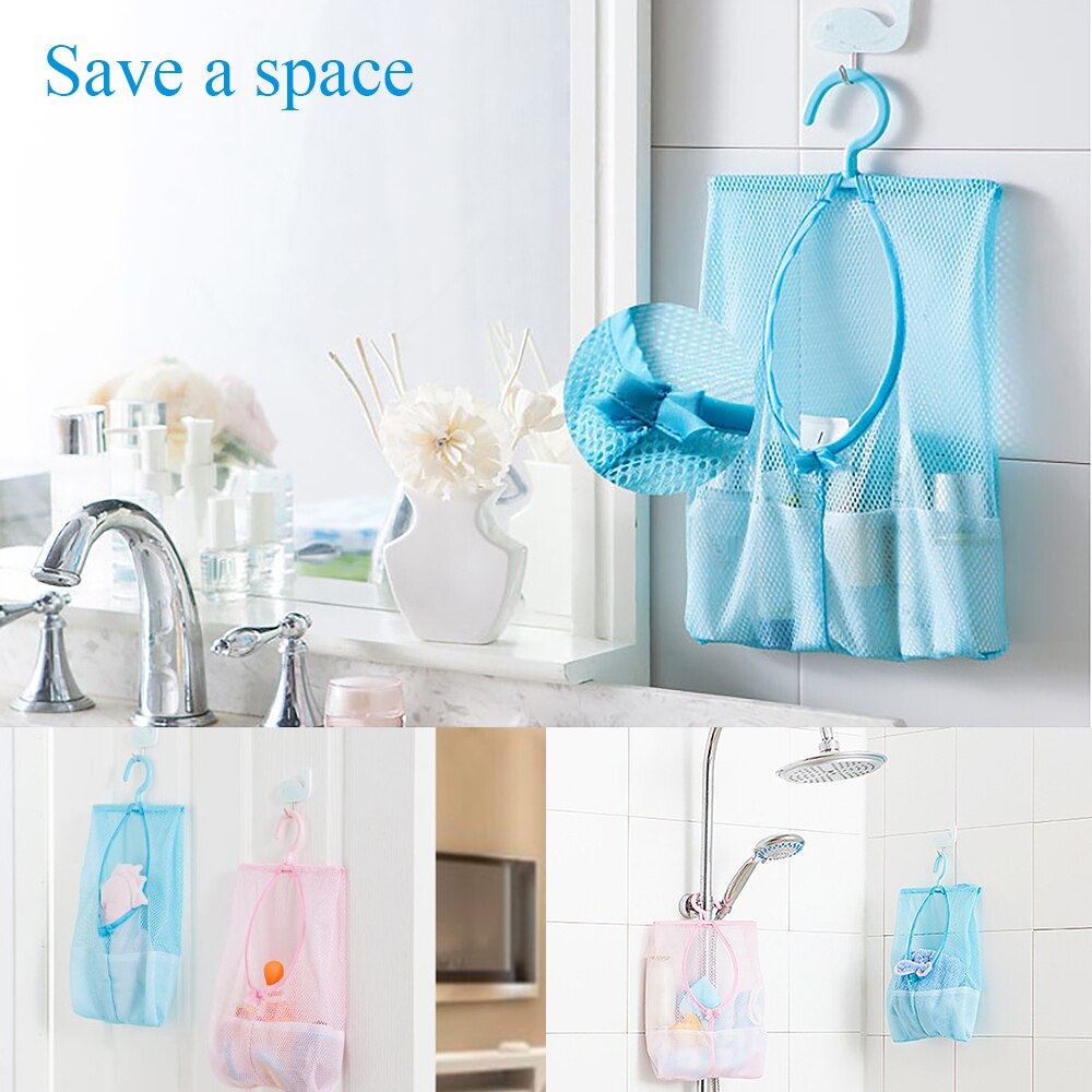 Bathroom Hanging Mesh Storage Bag Bath Toy Net Suc... – Grandado