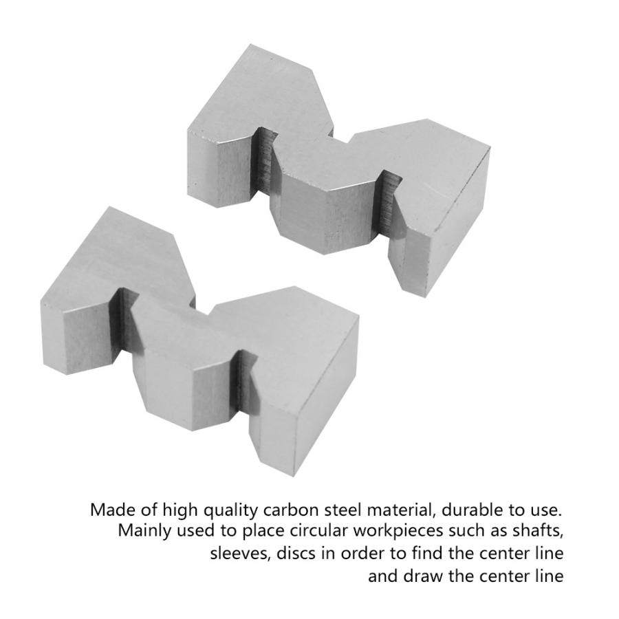 2Pcs High Accuracy Carbon Steel M Type V-block 50m... – Vicedeal