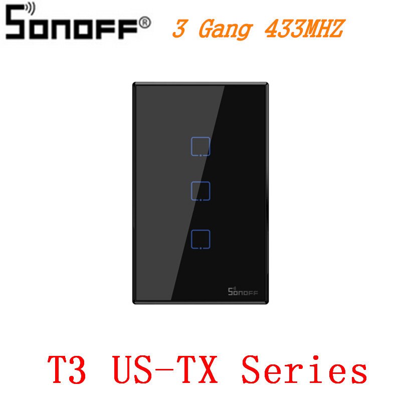 Sonoff T1 T2 T3 Wifi Wall Switch Wireless Remote L... – Grandado