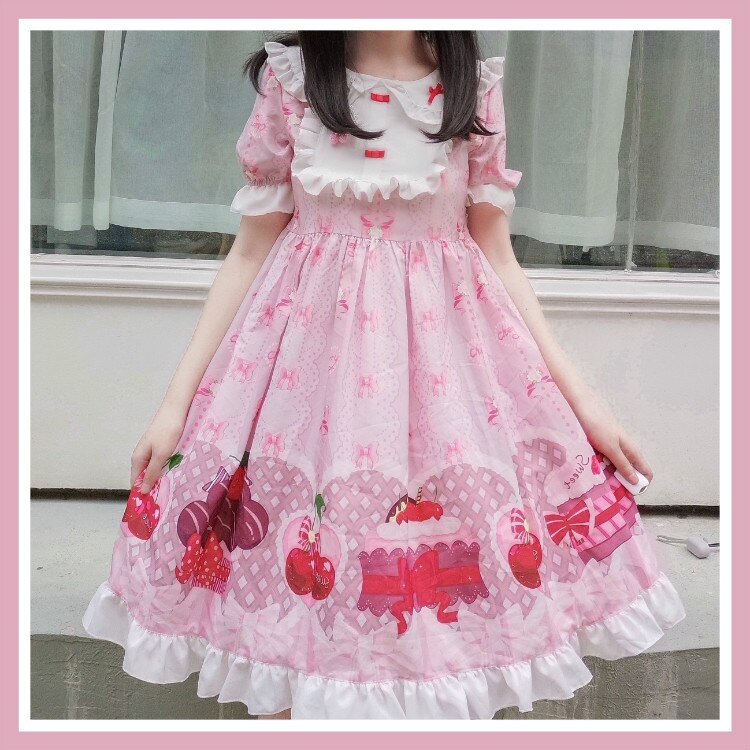 Kawaii Japanese soft sister Lolita dress sweet aft... – Grandado