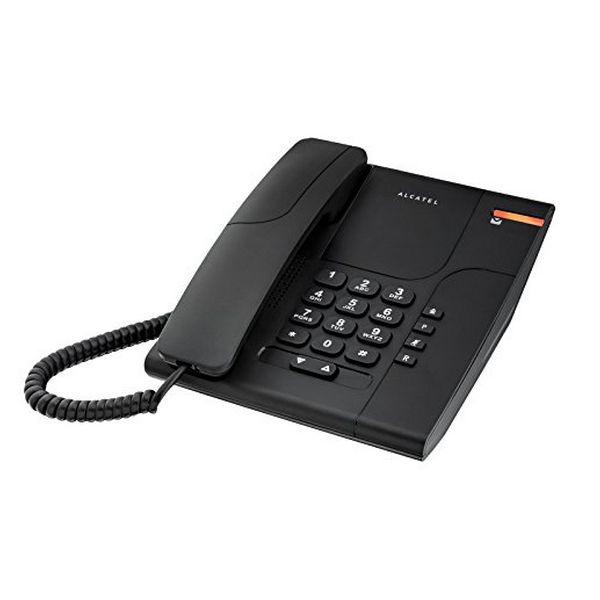 Telefone fixo alcatel t180 temporis preto – Grandado