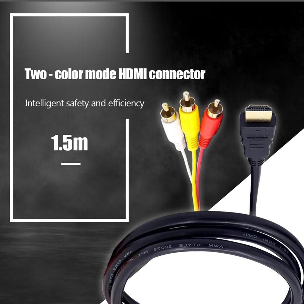 Hdmi-Compatibel 3RCA Component Kabel 1.4HD Hdmi-Co... – Grandado
