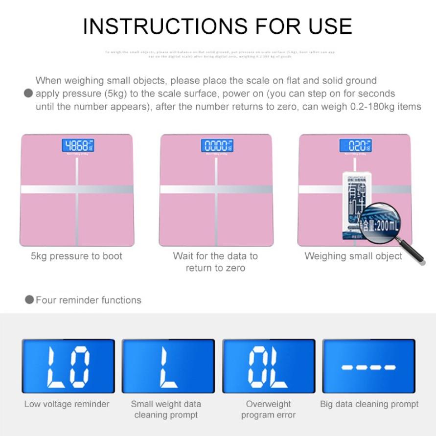 Smart Electronic Weight Scale LCD Display Body Wei... – Vicedeal