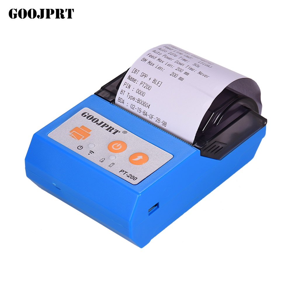 GOOJPRT Portable Wireless BT 58mm Receipt Thermal ... – Vicedeal