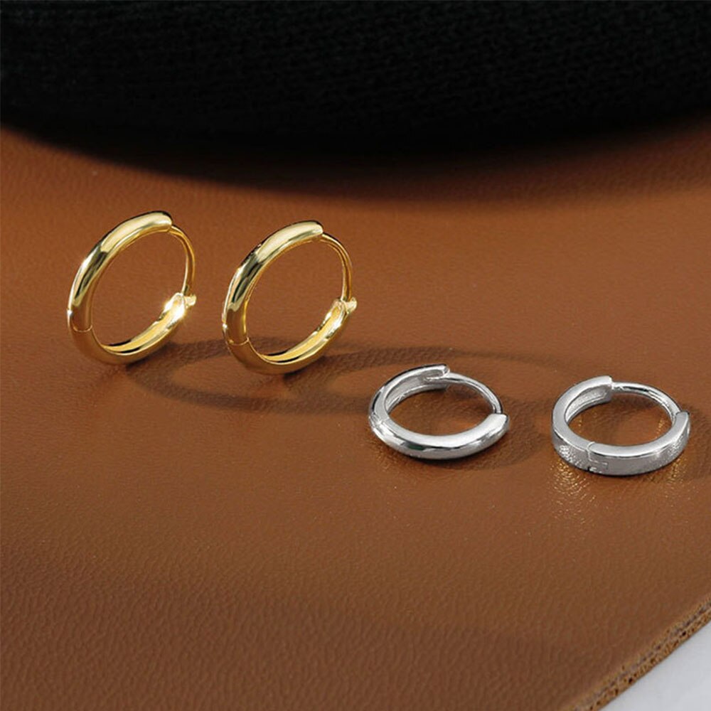 1 Pair Minimalist Small Hoop Earrings For Women Go... – Grandado