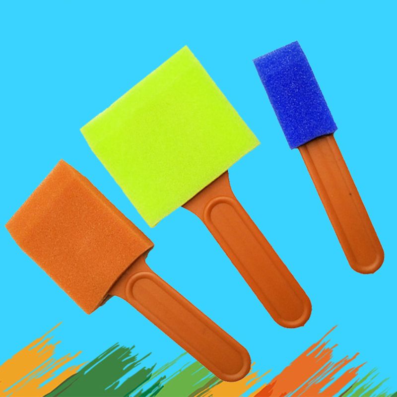 Early DIY Learning Kids Art 26 Pieces Sponge Paint... – Grandado