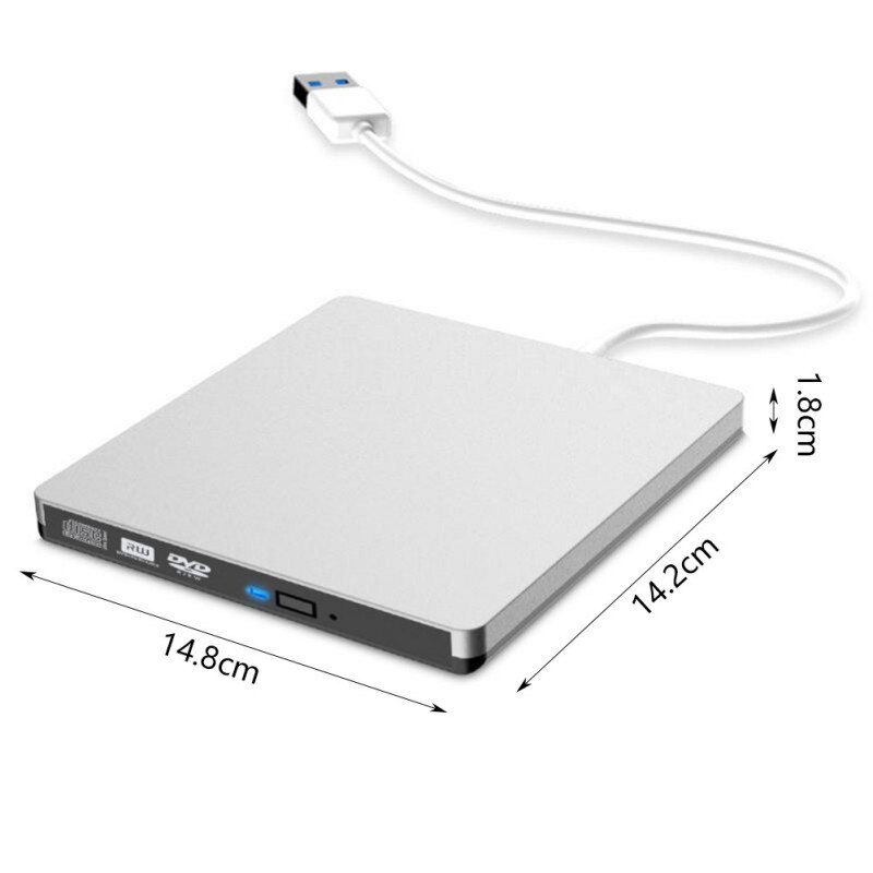 Unidad de DVD USB 3,0 reproductor óptico quemador ... – Grandado