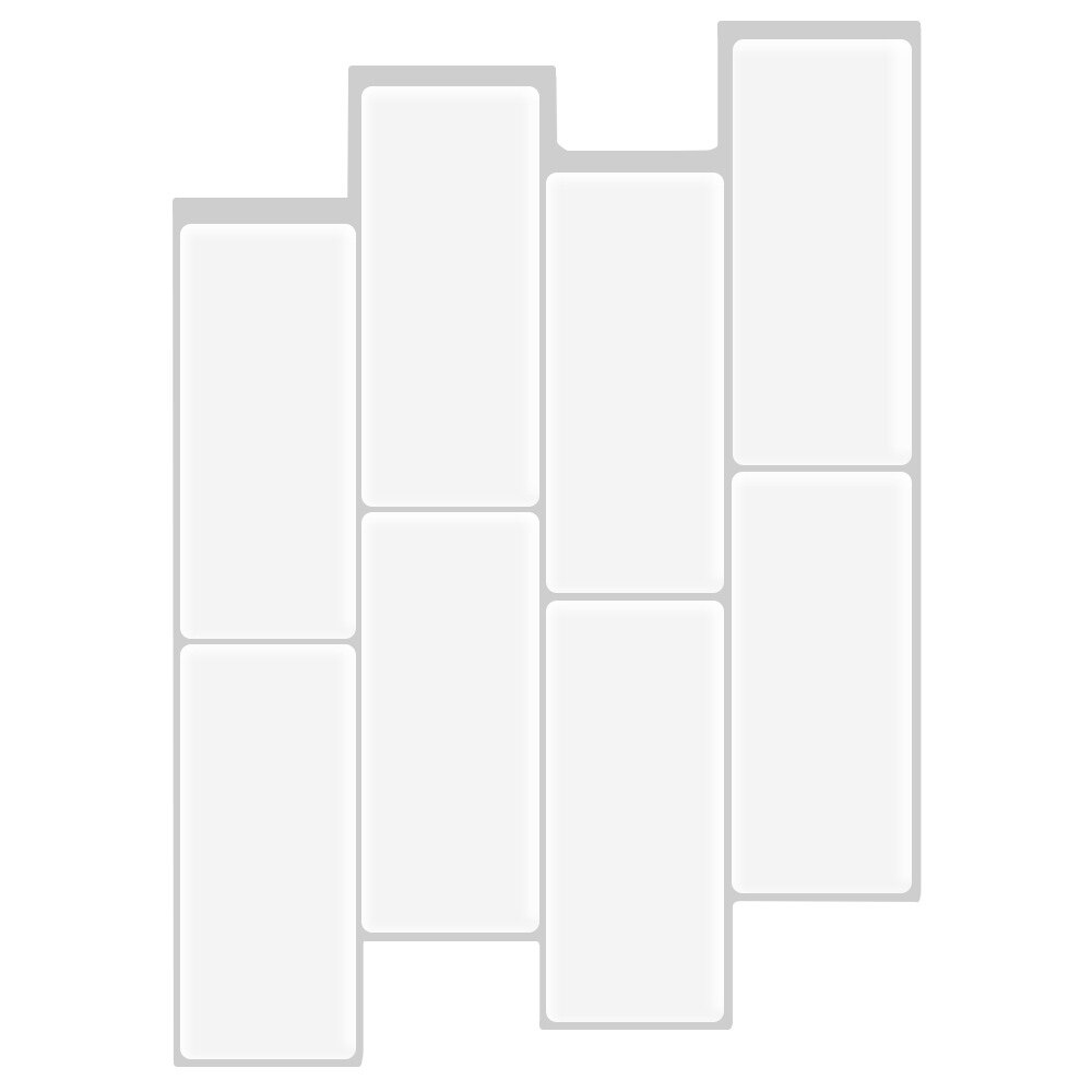 1 Pcs 3D Stone Brick Pattern Wall Sticker DIY Self... – Grandado